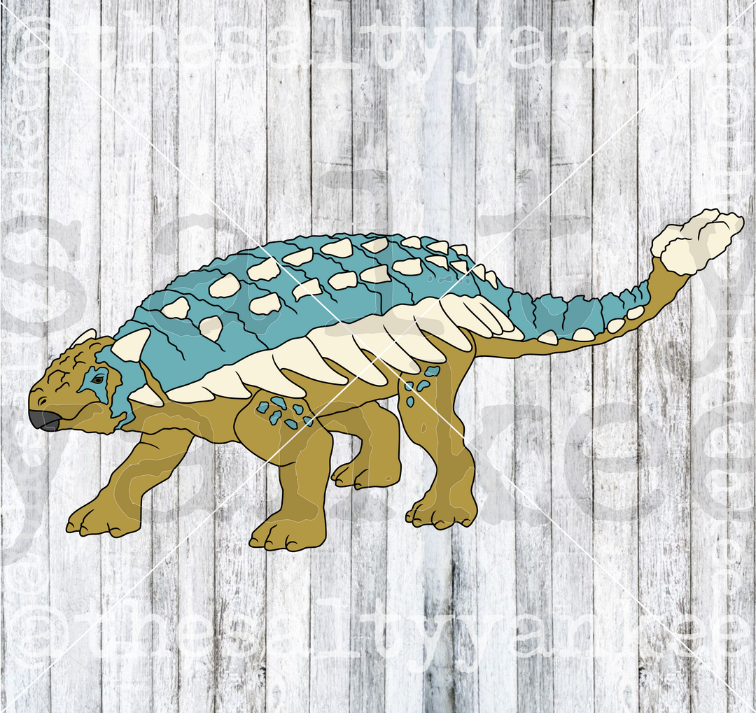 Ankylosaurus SVG and PNG File Download – The Salty Yankee