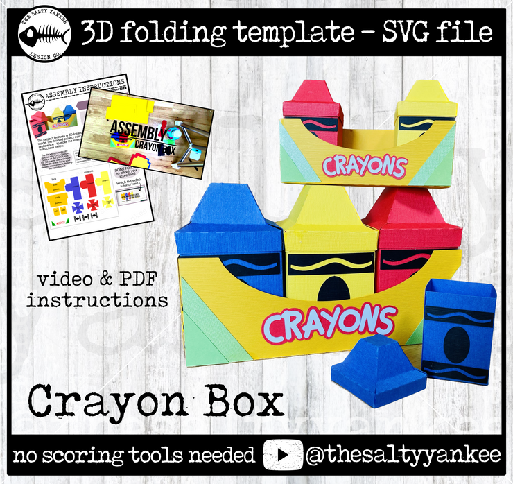 Crayon Box - SVG File Download – The Salty Yankee