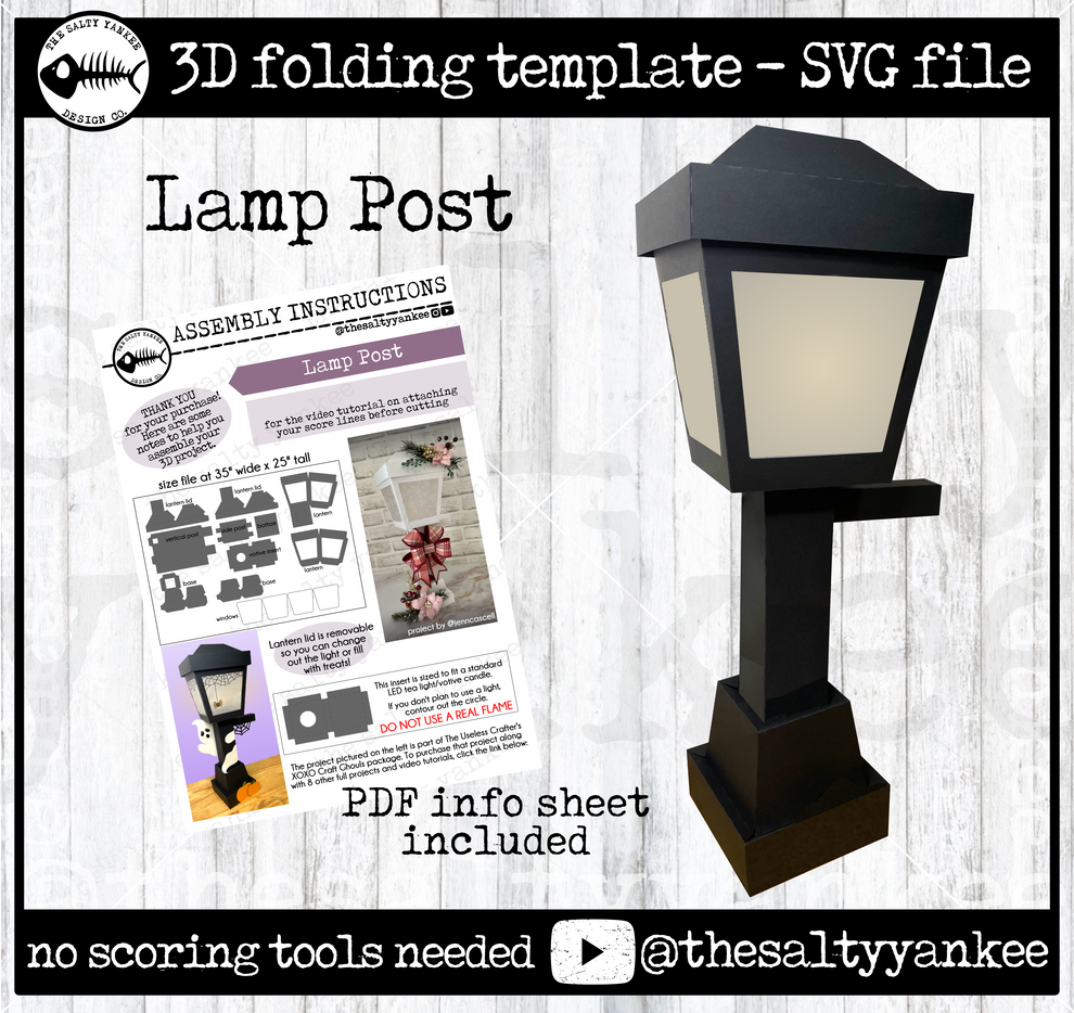 Lamp Post - SVG File Download – The Salty Yankee