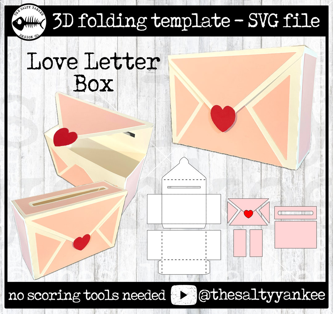 Love Letter Box - SVG File Download – The Salty Yankee