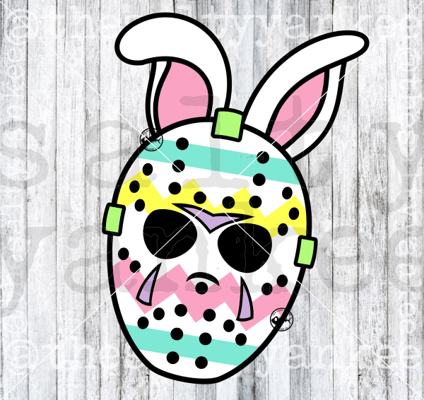 Easter Horror Mask SVG and PNG File Download – The Salty Yankee