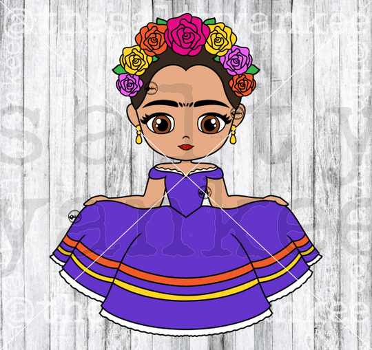 Frida Kahlo SVG and PNG File Download – The Salty Yankee