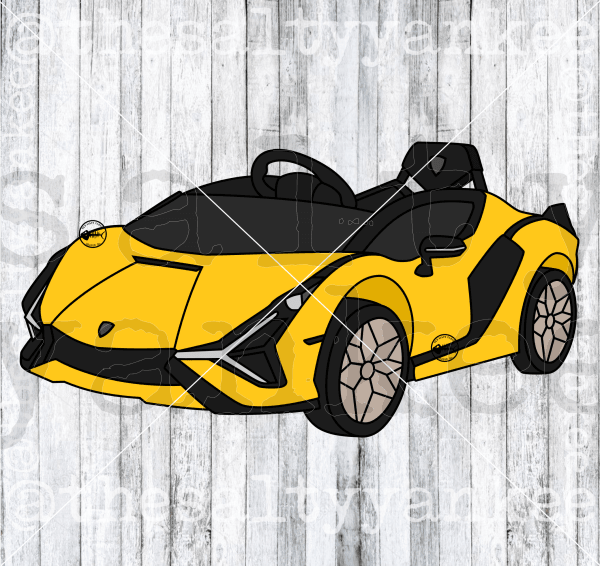 Ride on Toy Luxury Car SVG and PNG File Download – The Salty Yankee