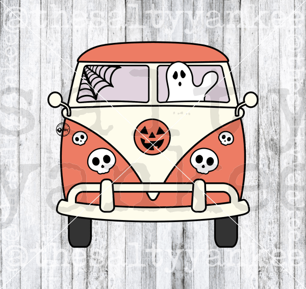 Spooky Hippie Bus SVG and PNG File Download – The Salty Yankee